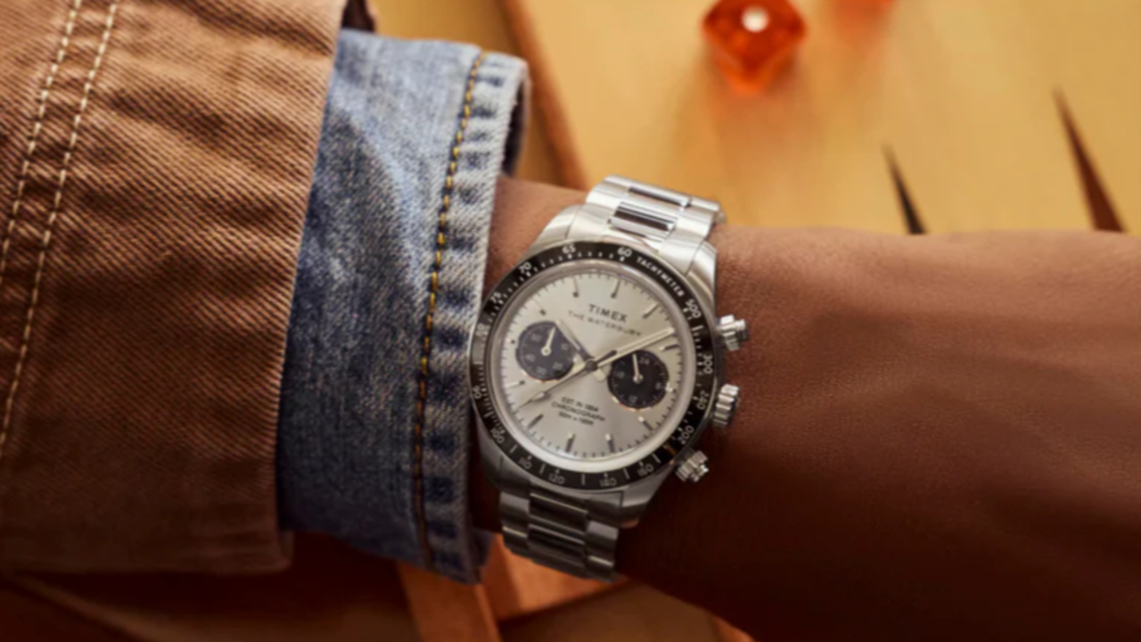 Timex Just Dropped A Dope $350 Ice-Blue Chronograph Watch
